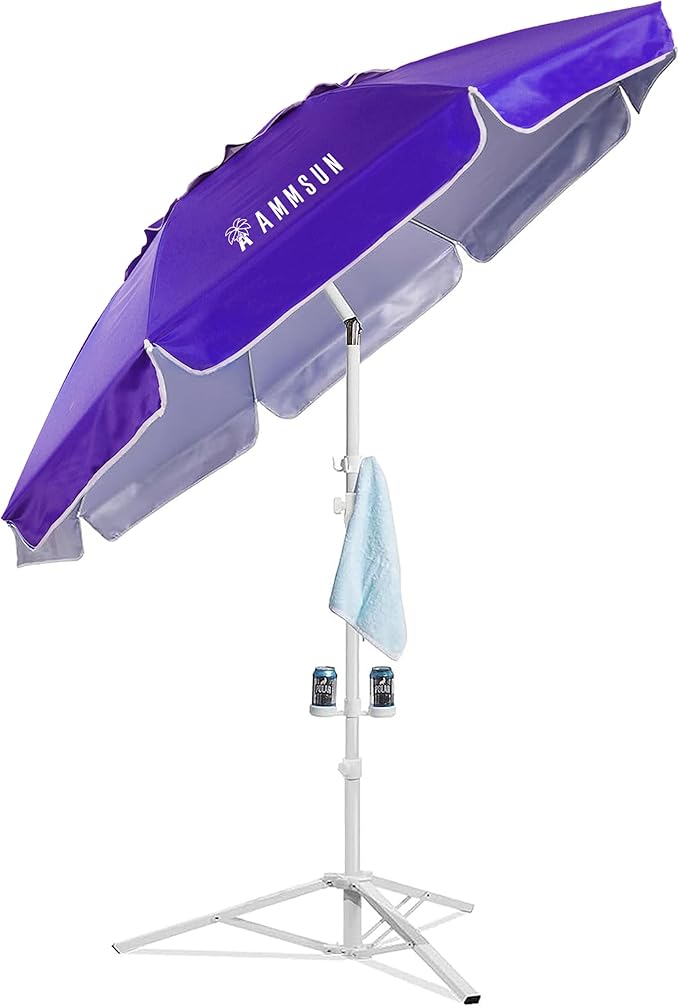 Amazon.com : AMMSUN Shade Umbrella, Premium Portable Umbrella with ...