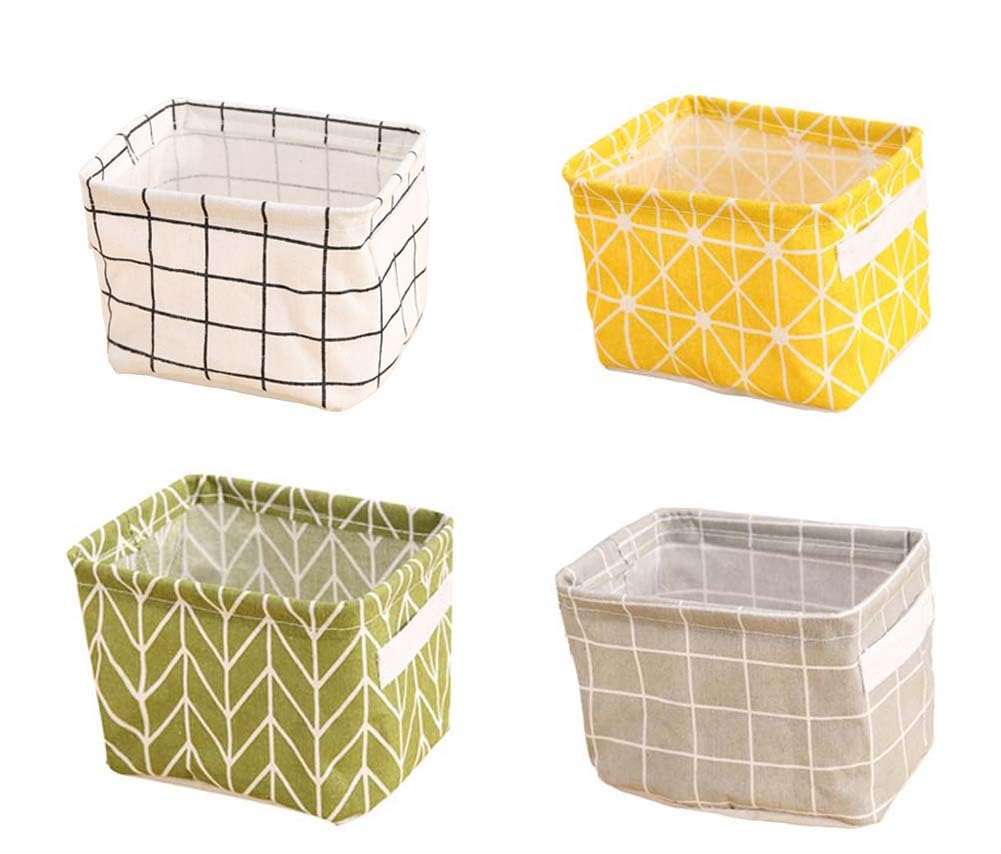 Amazon.com: Kamuavni Fabic Storage Basket Baby Nursery Basket Bathroom ...