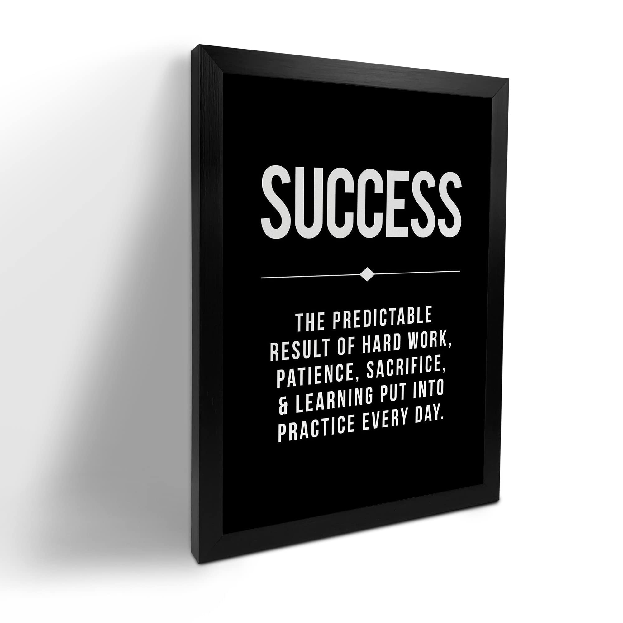 Amazon.com: Success Letters Prints - Inspirational Canvas Painting Wall ...