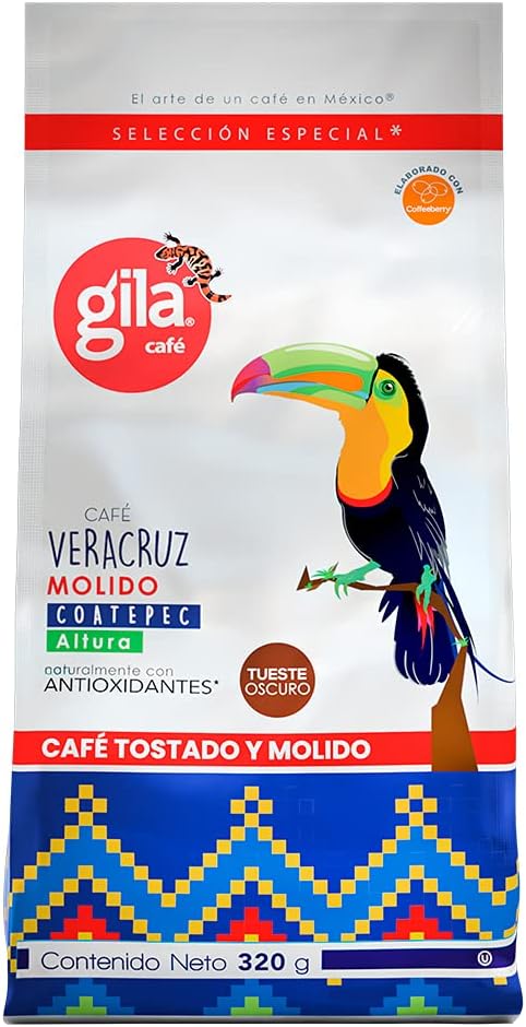 Café Gila Regiones Veracruz, 320 g : Amazon.com.mx: Alimentos y Bebidas