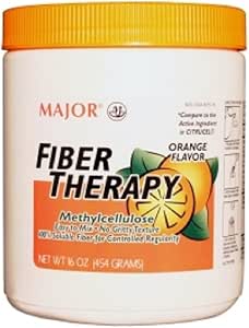 Amazon.com: Fiber Therapy - Fiber Supplement - Orange Powder - 16 oz ...