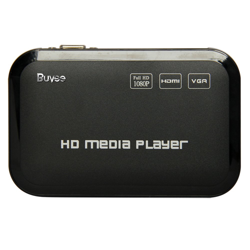 Portable Media Player, Buyee Full 1080P HD Multi Media Player 3 outputs ...