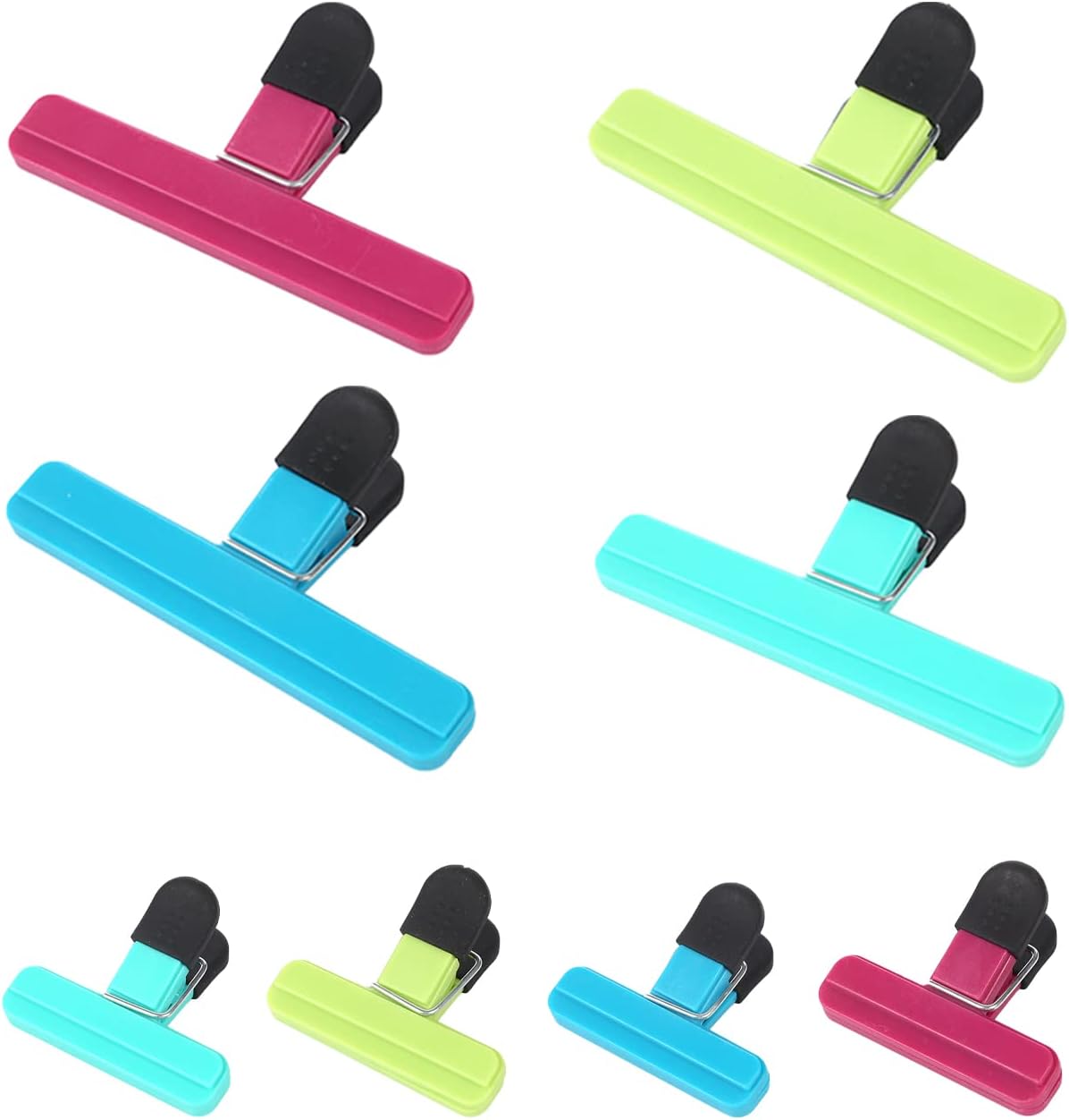 Amazon.com: 8 Pack Large Chip Bag Clips Heavy Duty Air Tight Clips ...