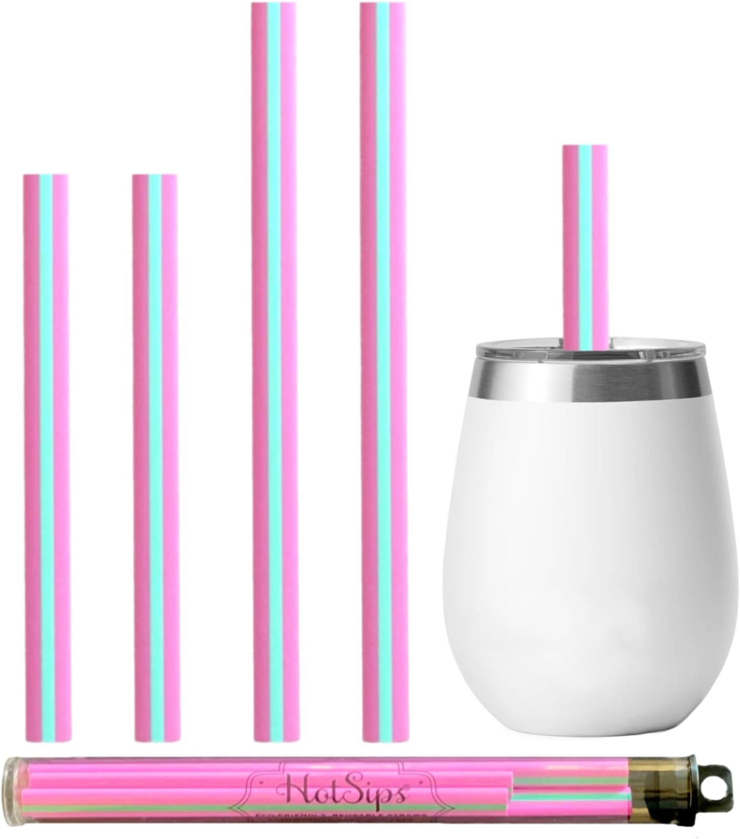 Amazon.com: 10 Short Reusable Transparent Hard Plastic Drinking Straws ...