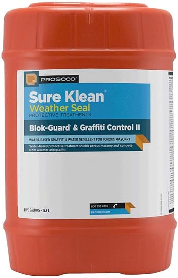 USA SEALING Prosoco Blok-Guard® & Graffiti Control WB 6 - Amazon.com
