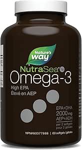 Nature's Way NutraSea hp Omega-3 - Extra Strength EPA – Omega-3 ...