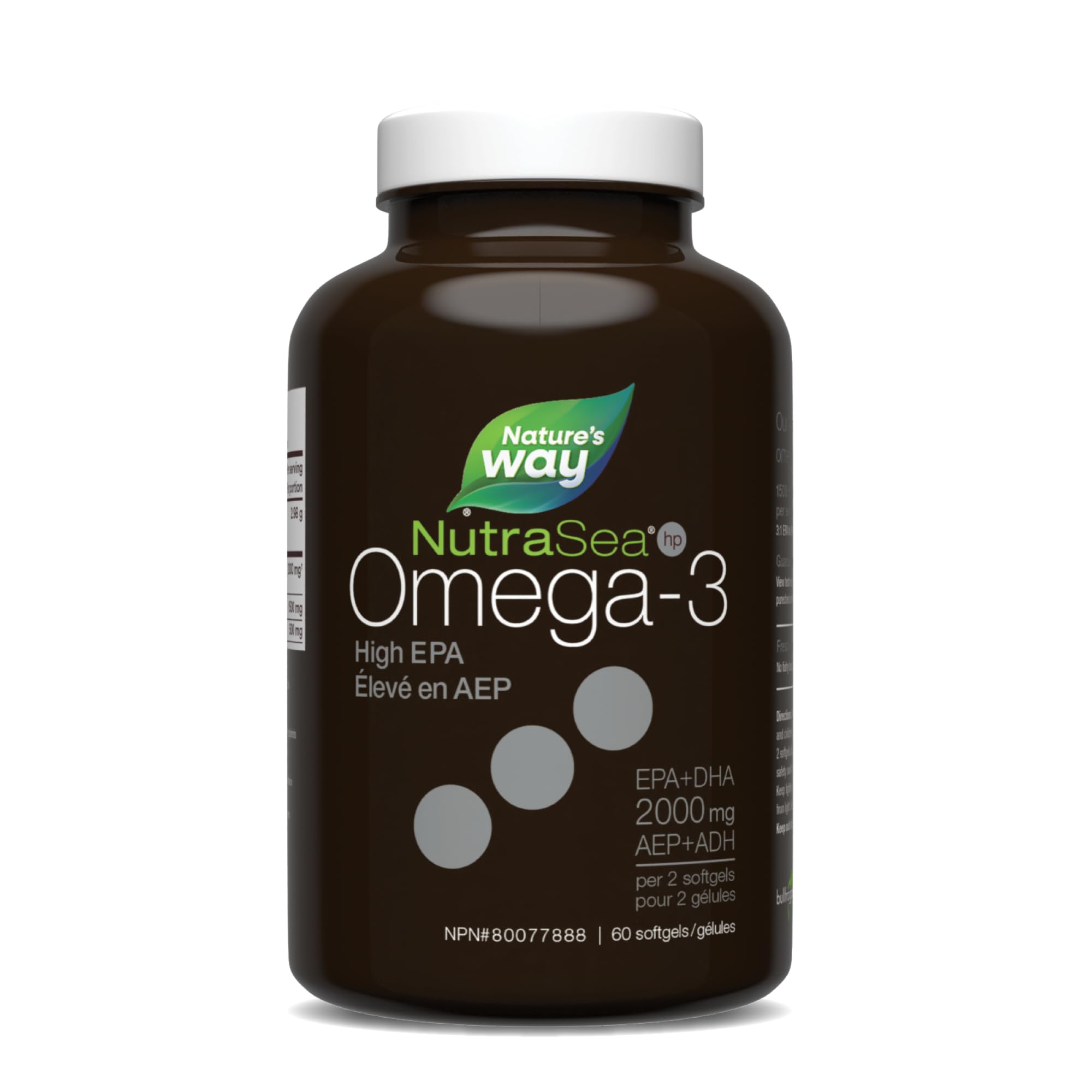 Nature's Way NutraSea hp Omega-3 - Extra Strength EPA – Omega-3 ...