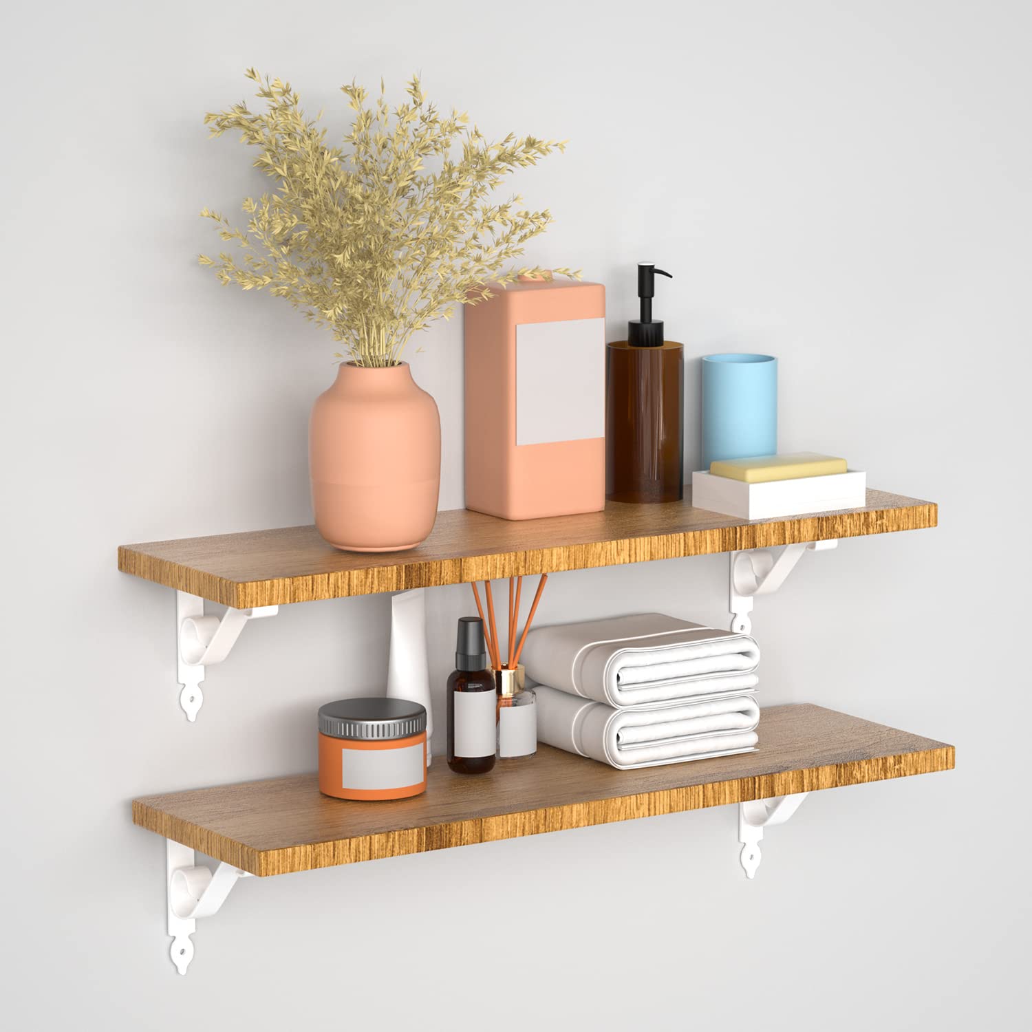Snapklik.com : Decorative Shelf Brackets,Wall Mounted Floating Shelf ...