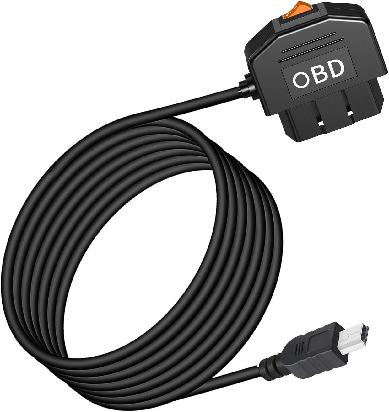 Amazon.com: MISYNLON OBD Power Cable for Dash Camera, OBD2 to Mini USB ...