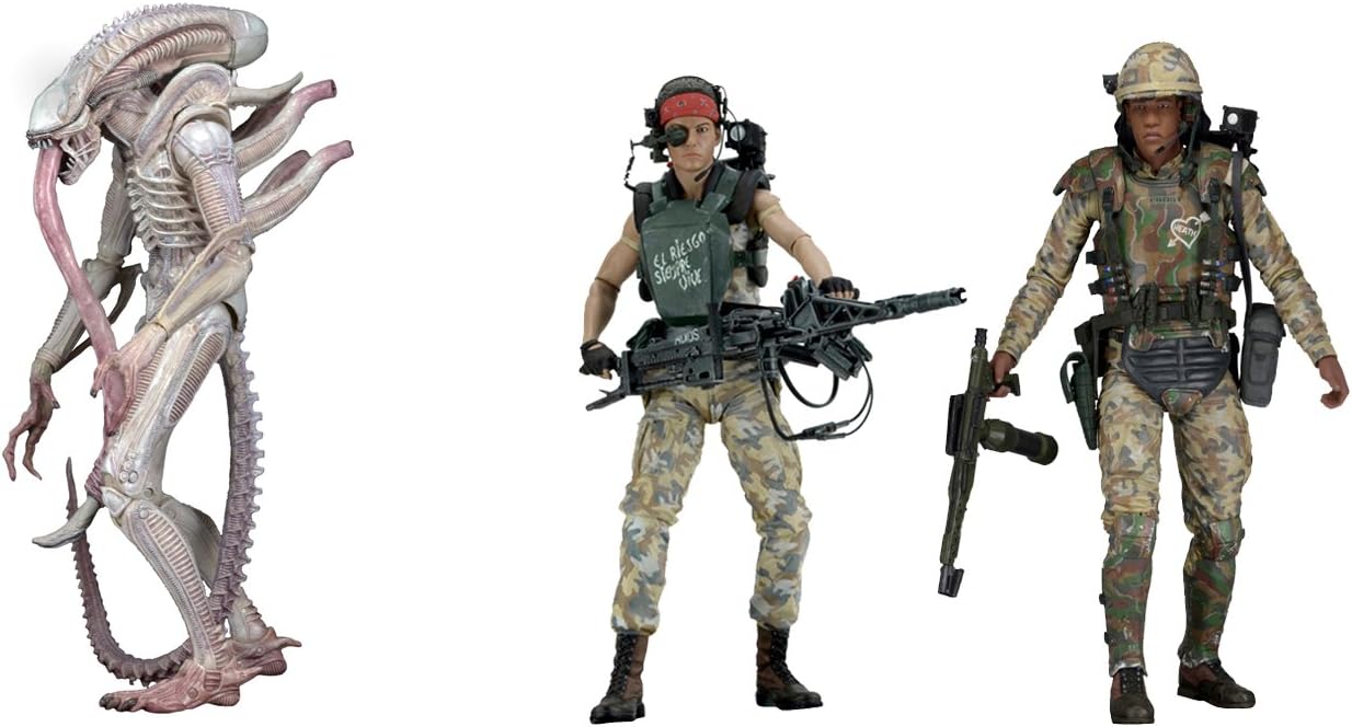 Amazon.com: NECA Aliens 7" Scale Series 9 Action Figure Assortment ...