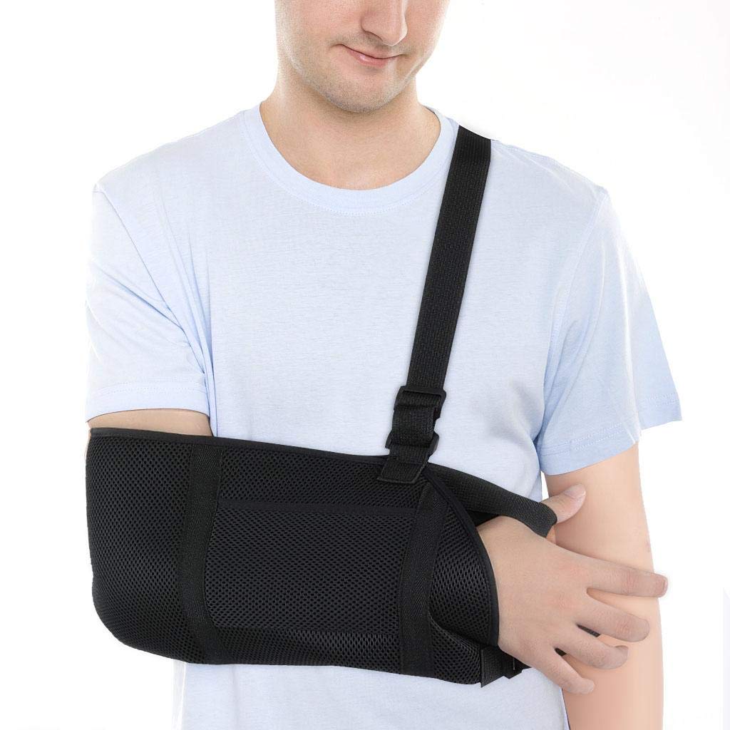 Amazon.com: Arm Sling with Thumb Support, Dislocated Shoulder Sling for ...