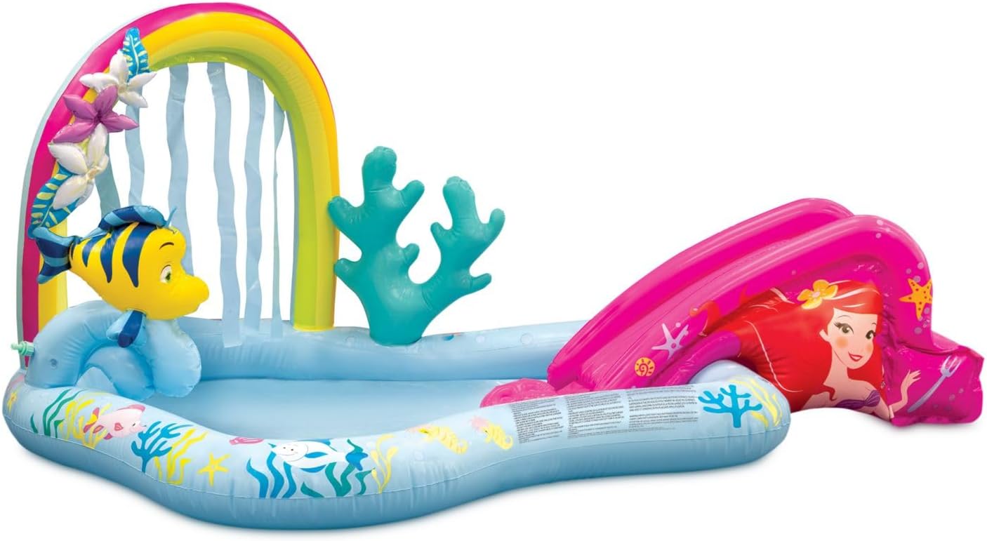 Amazon.com: Disney Store Official Ariel Inflatable Kiddie Pool ...