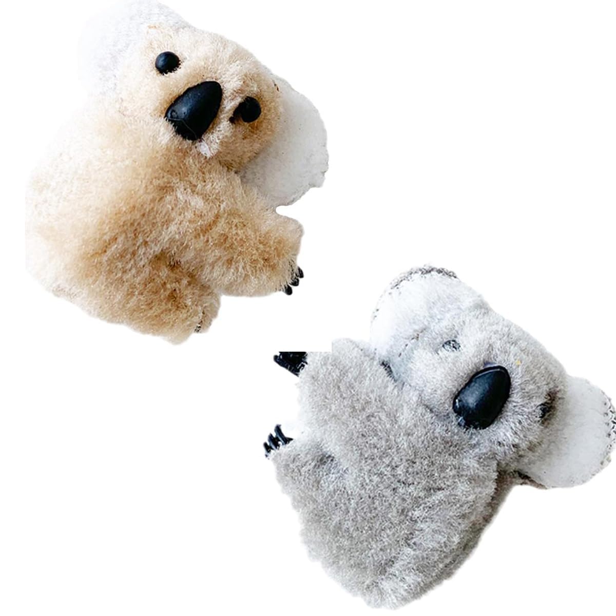 Amazon.com: Gray and Khaki Koala Stuffed Animal Clips,Plush Koala ...