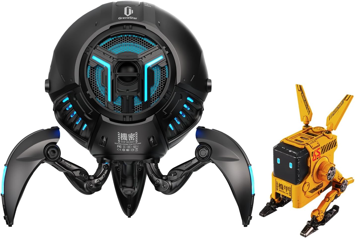 Amazon.com: GravaStar Mars Pro Portable Bluetooth Speaker Alpha65 Robot ...