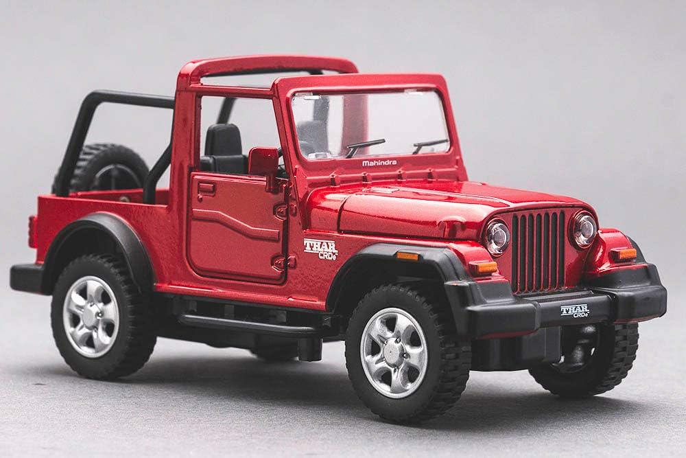 Mahindra Metal Thar Model Car, Pack Of 1, Red : Amazon.in: Toys & Games