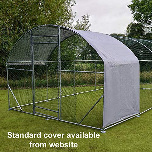 FeelGoodUK Walk in Pet Cage 2.8m x 3m Galvanised Pet Run Chicken Coop ...