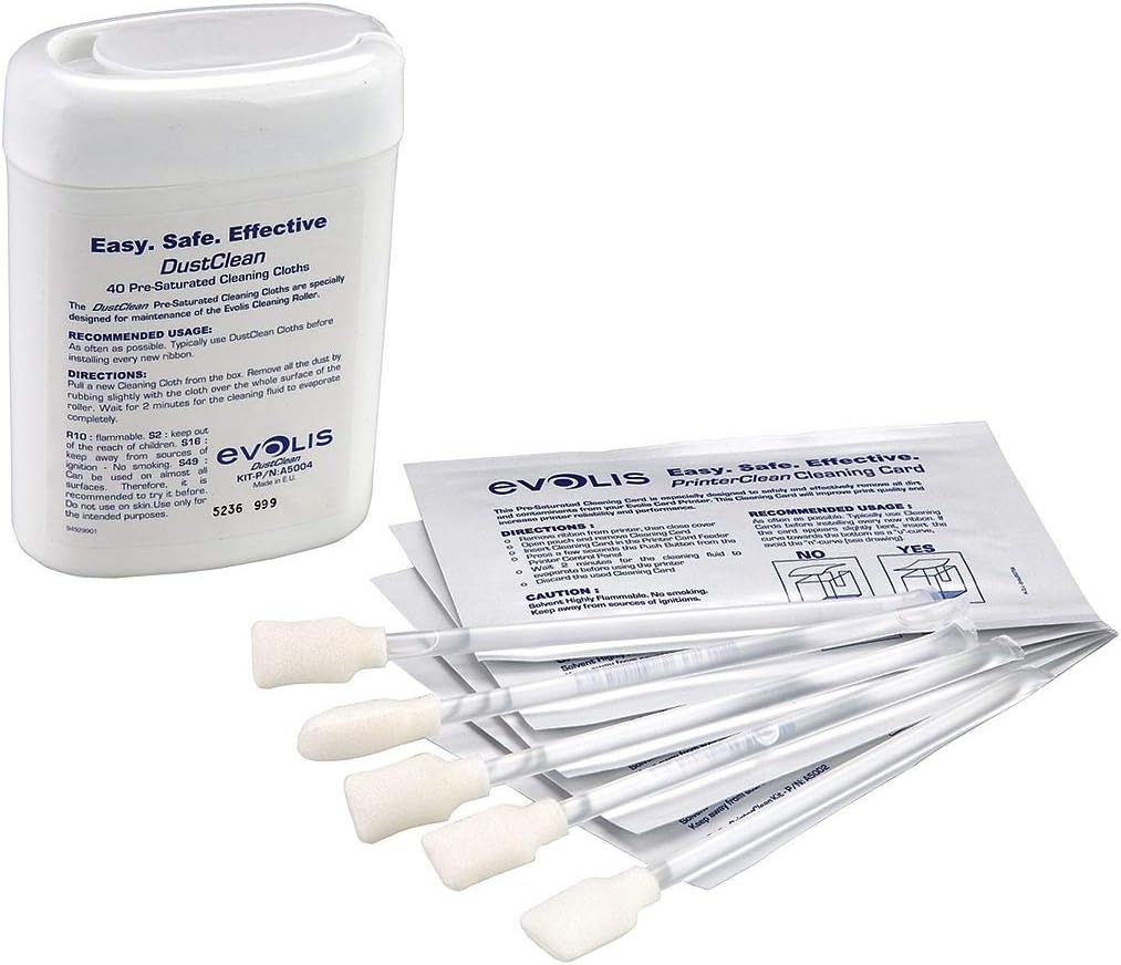 Evolis Cleaning Kit, Printer - ACL001 - Amazon.com