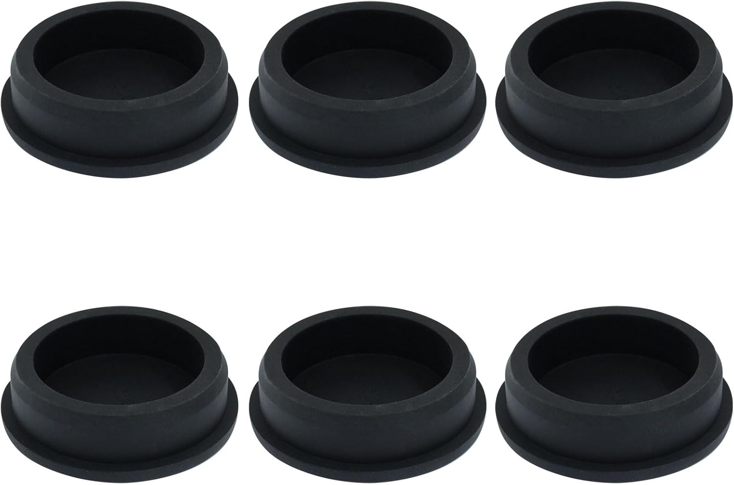 LVADUHF 51.3mm Diameter Black Silicone Rubber Hole Plug, 2 inch Rubber ...