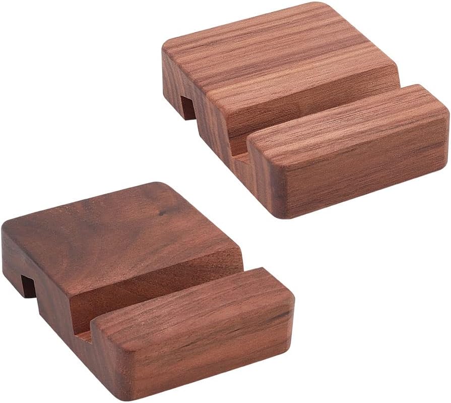 ZLOH® Handy Halterung Holz Ständer Handy Stativ für Smartphone 2 ...