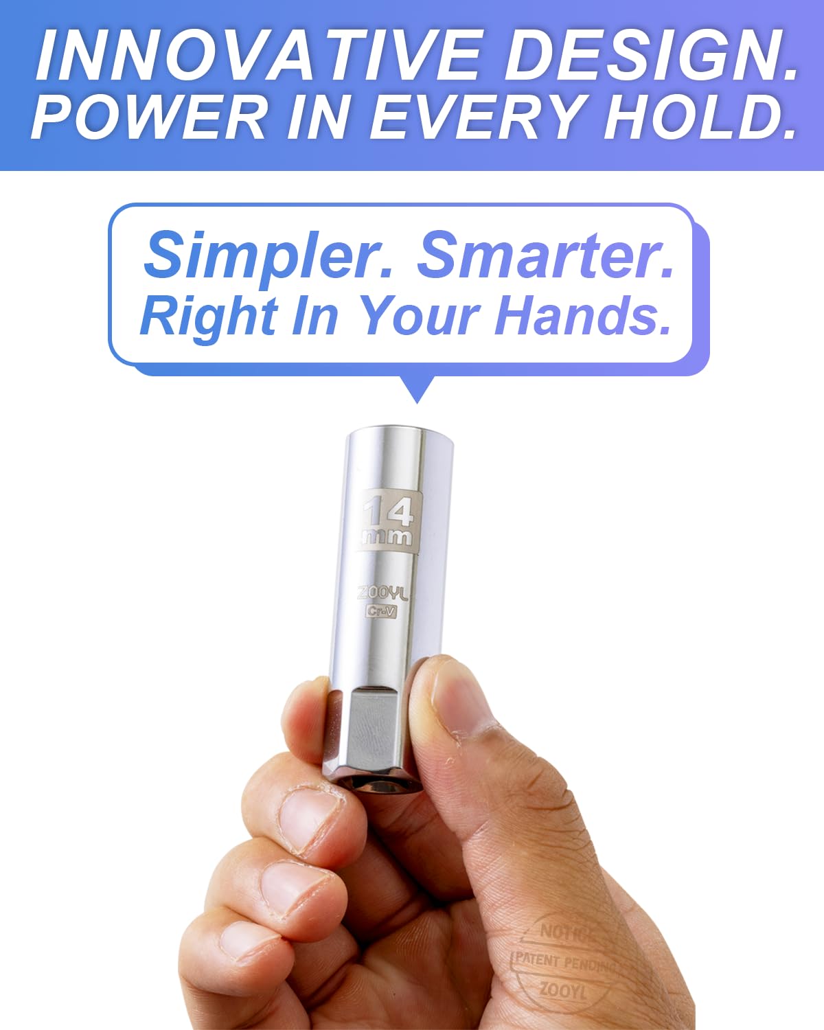 Snapklik.com : ZOOYL 3/8 Inch Drive 5PC Spark Plug Socket Set ...