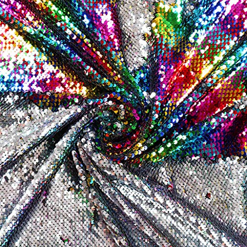 Fabric by The Yard Sequin Fabric Black Flip Sequin Fabric - Want It All