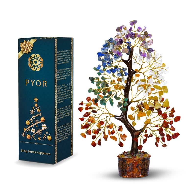 Chakra Crystal Tree, Gem Stones and Crystals, Spiritual Decor, Crystal ...