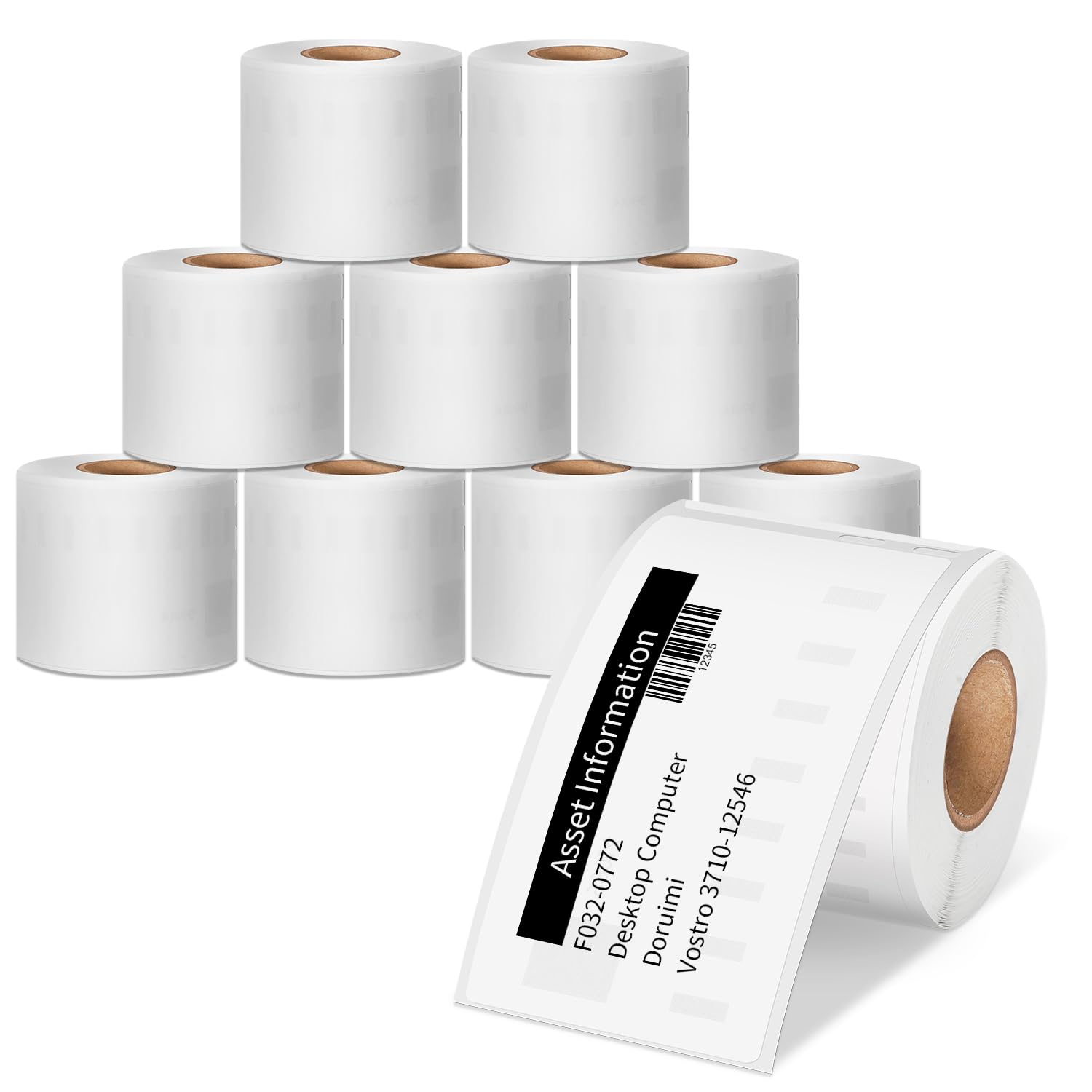 Doruimi 10 Rollen 54mm x 101mm Versandetiketten Kompatibel mit DYMO ...