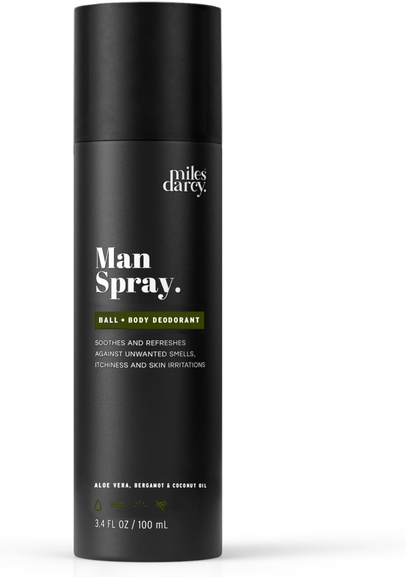 Amazon.com : MILES DARCY Man Spray - Ball Spray for Men- 100% Natural ...