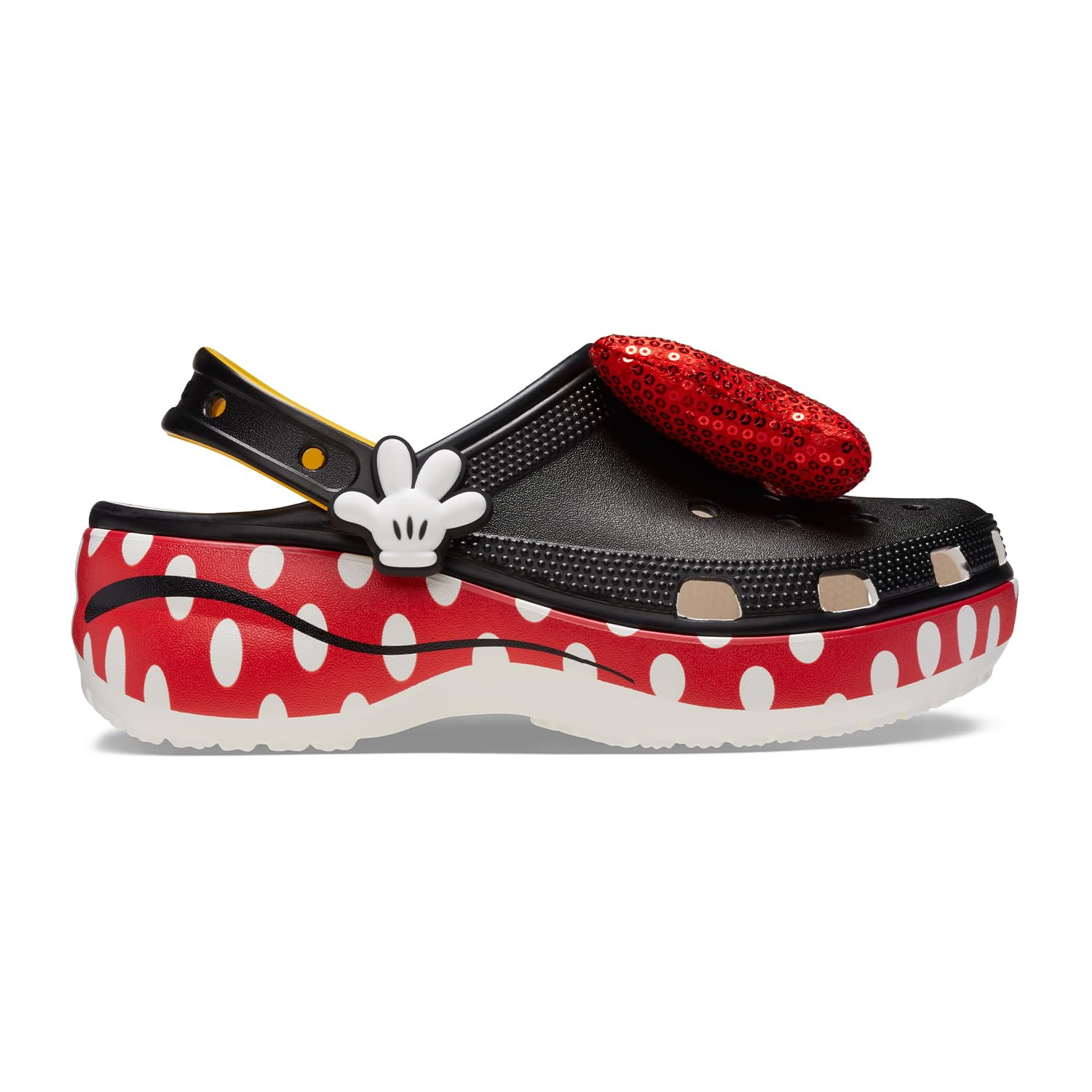 Snapklik.com : Crocs Womens Disney Minnie Mouse Classic Platform Clogs