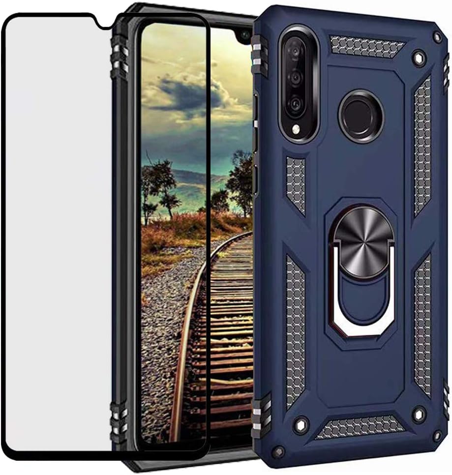 Amazon.com: Bpowe Huawei P30 Lite Case, Armor Tank Aluminum Metal ...