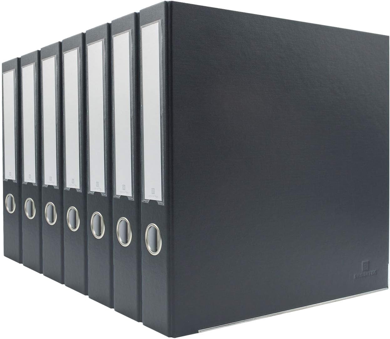 Amazon.com : Bindertek 3-Ring Premium Binder, Pack of 7 - Dark Gray, 2 ...