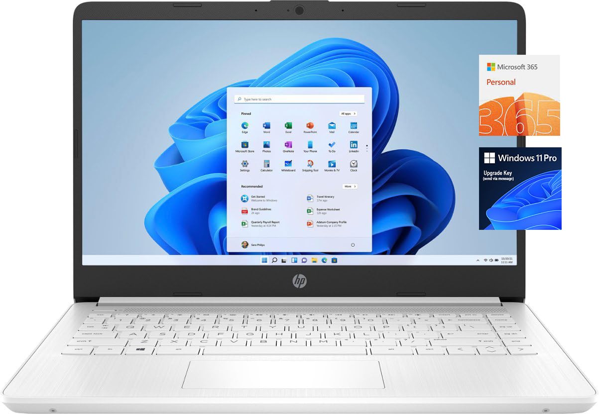 HP 14-inch Laptop for Student and Business, Intel Quad-Core Processor ...