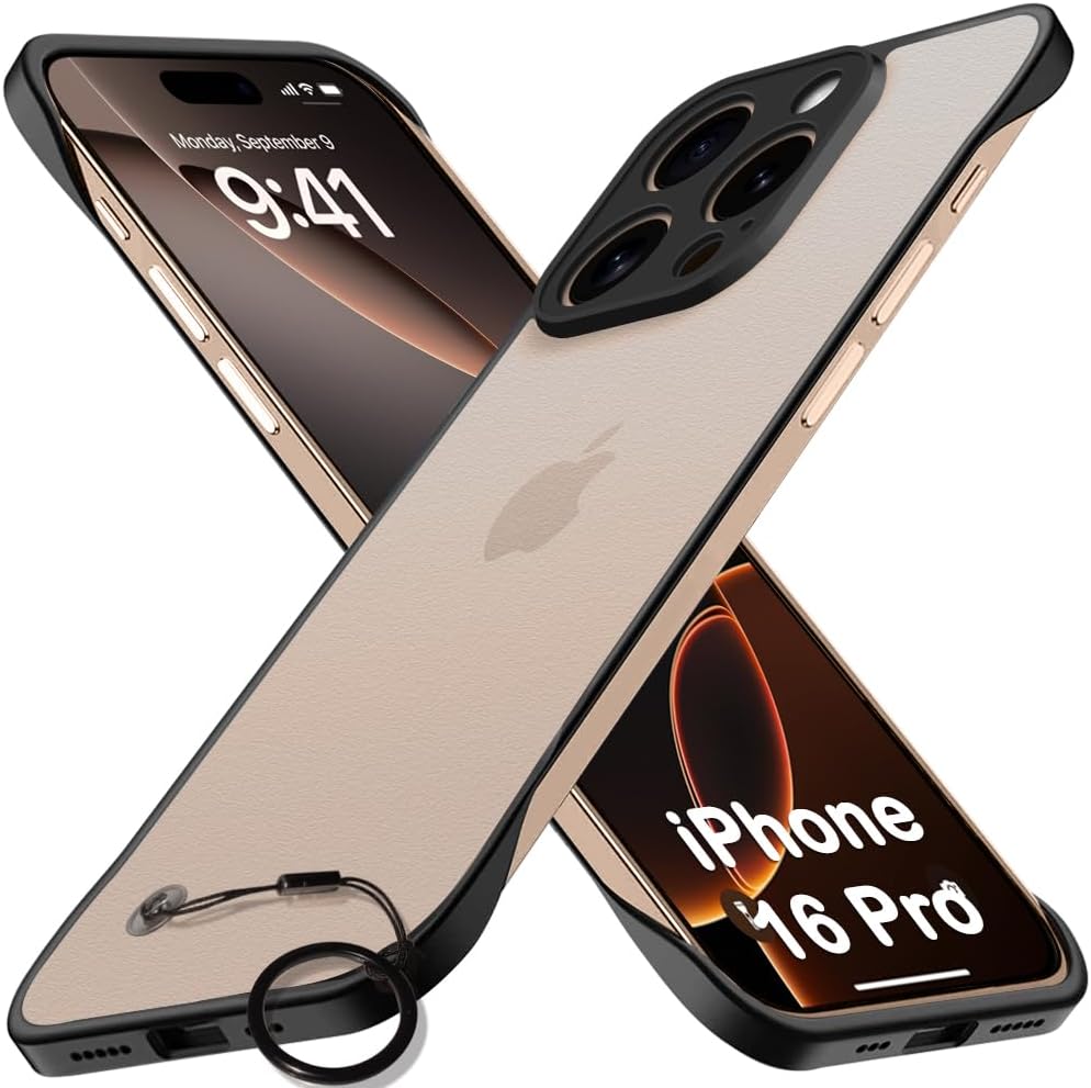 TheGiftKart Hybrid Ultimate Slim Back Case Cover for iPhone 16 Pro ...