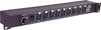 Amazon.com: DMXNET 8-port Opto-Isolated DMX Splitter/Amplifier/Isolator ...