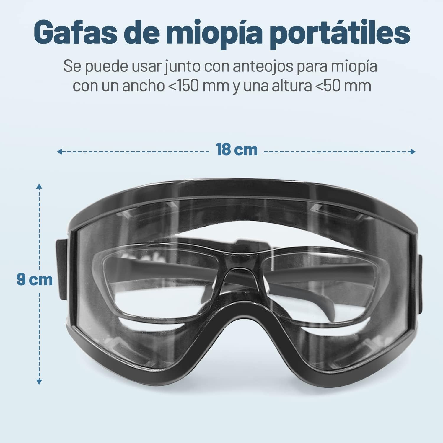 Gafas Seguridad Protectoras Aislantes Transparentes Lentes Seguridad ...