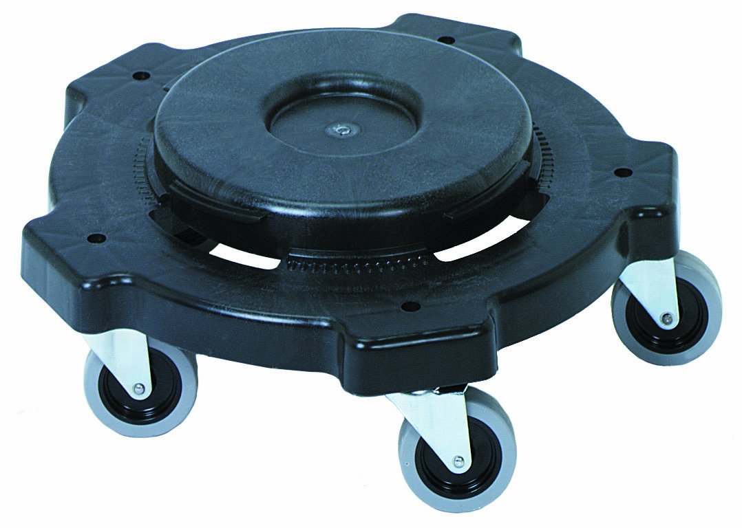 Snapklik.com : 3255 Black Huskee Round Dolly
