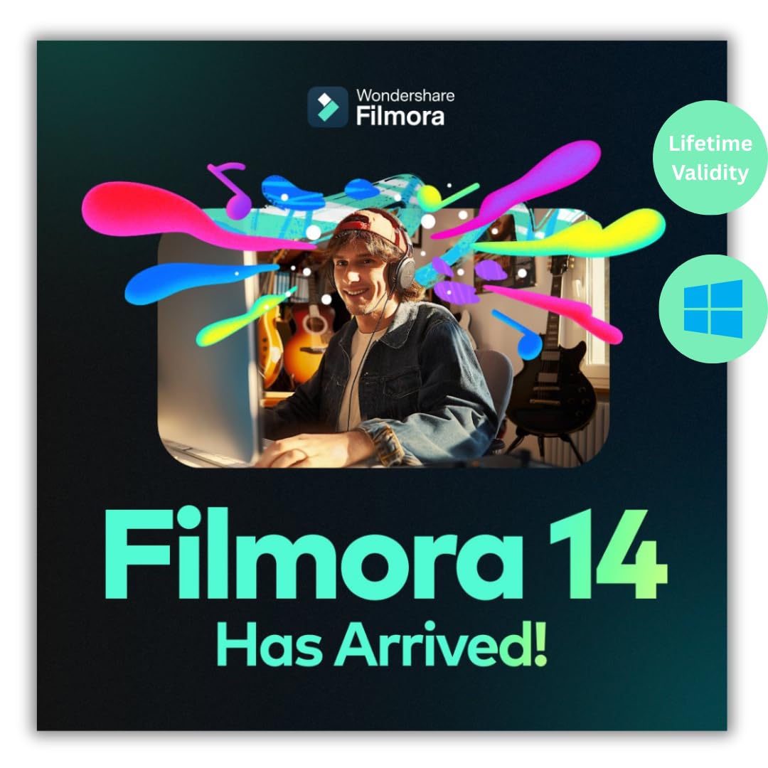 [Latest Version] Filmora 14 Video Editor | 1 Device - Lifetime Validity ...