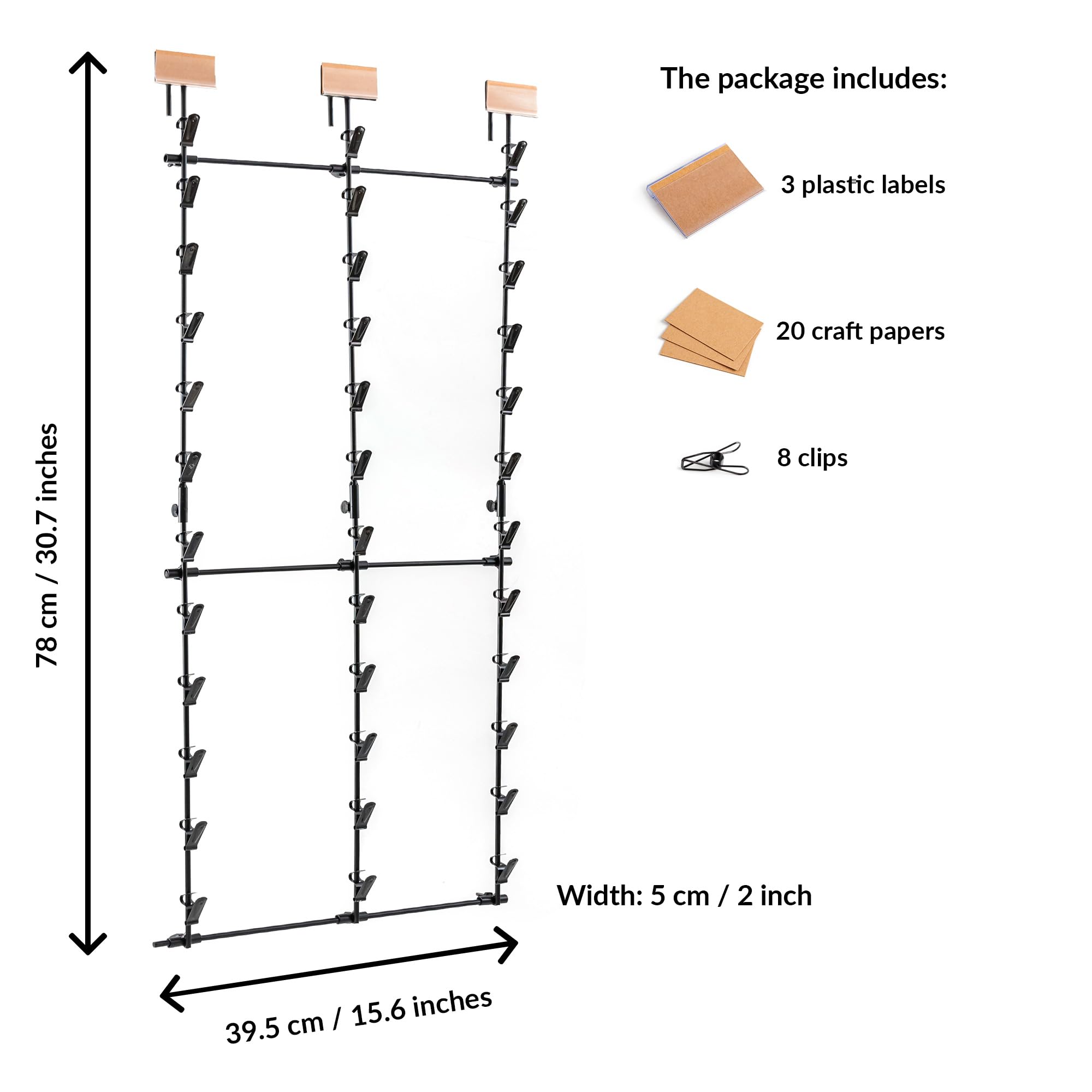 Snapklik.com : Snack Holder Hanging Chip Rack Hanging Snack Display ...