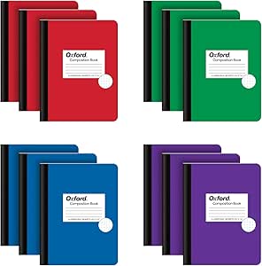 Amazon.com : Oxford Composition Notebook 12 Pack, School Supplies ...