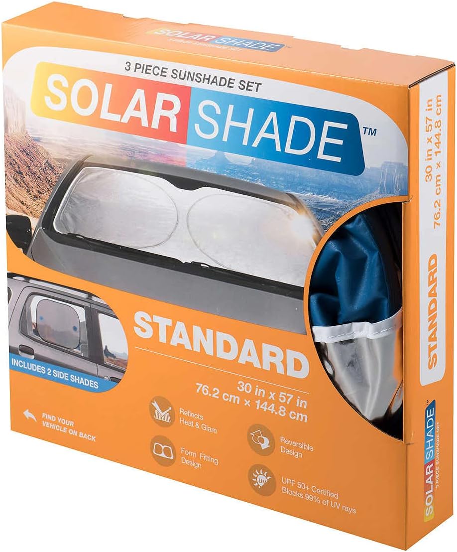 Amazon.com: TYPE S Windshield Silver Foil Sunshade 3-Piece Kit (Standard)