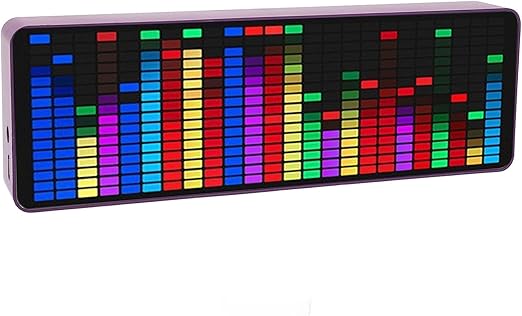 Amazon.com: Asixxsix LED Music Spectrum Display, 384 RGB Colorful Audio ...