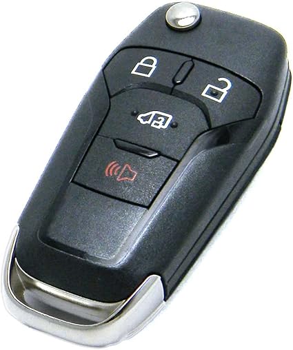 Amazon.com: OEM Electronic 4-Button Remote Flip Key Fob Compatible With ...