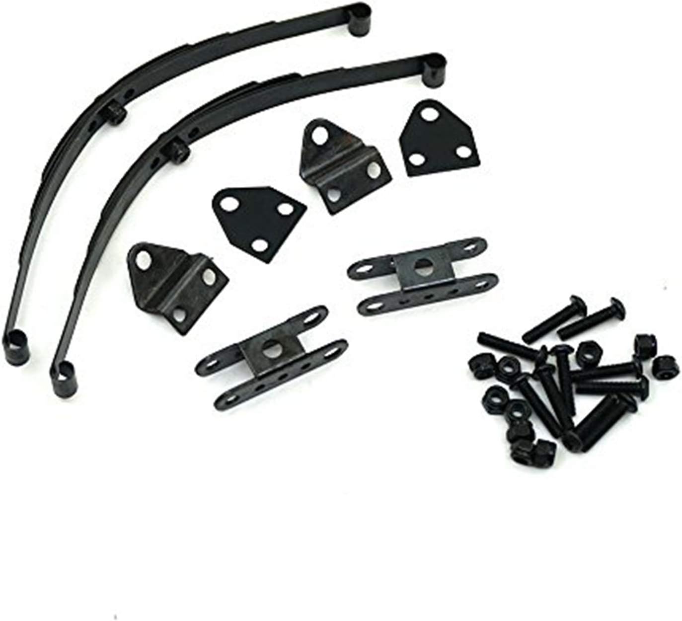 Amazon.com: 4Pcs Aluminum Metal Suspension Leaf Spring Kit with ...