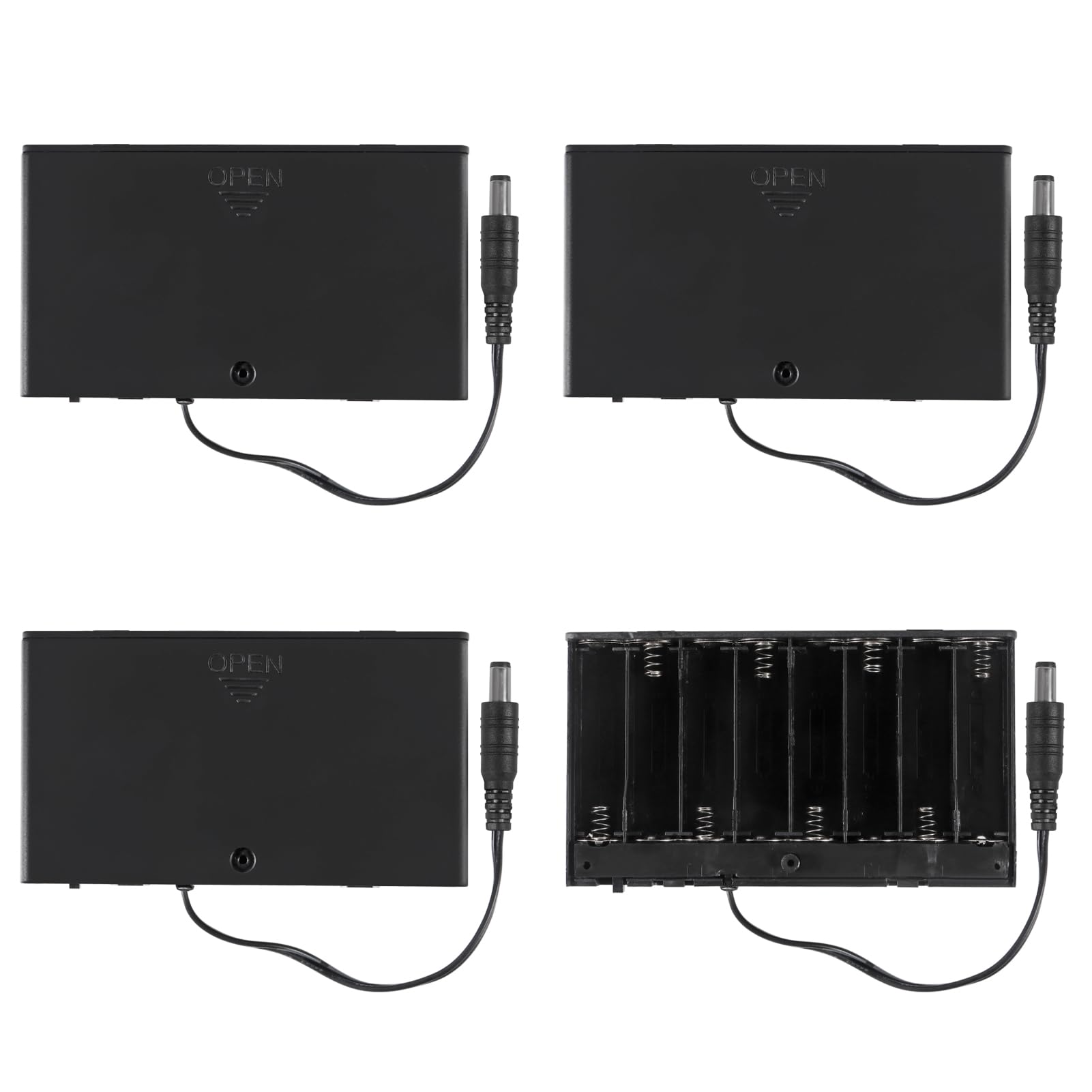 Snapklik.com : ACEIRMC 4pcs 8x15V 12V AA Battery Holder Case Box