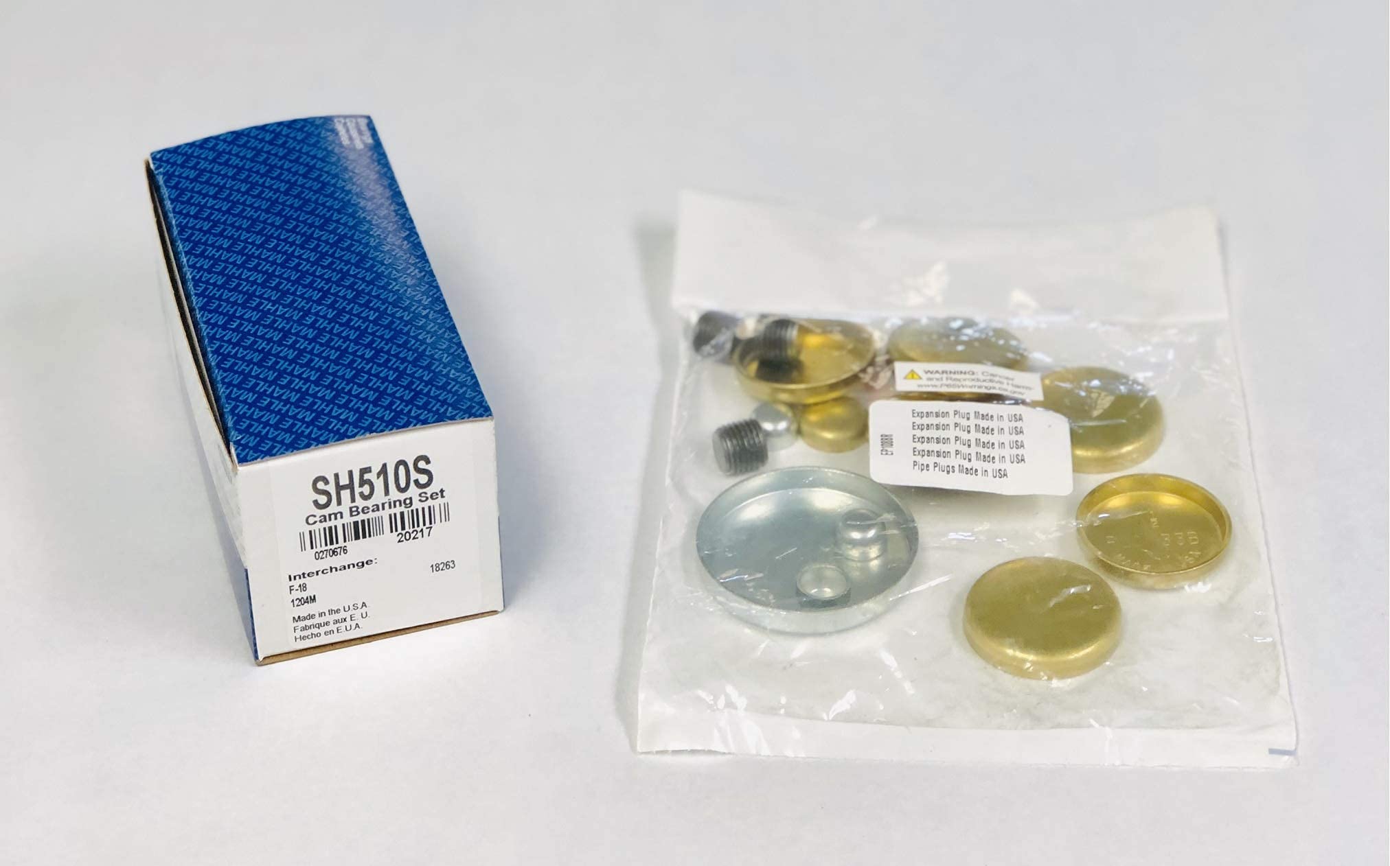 Ford 302 SBC Small Block Chevy Brass Freeze Plugs Hardware Kit 327 350 ...