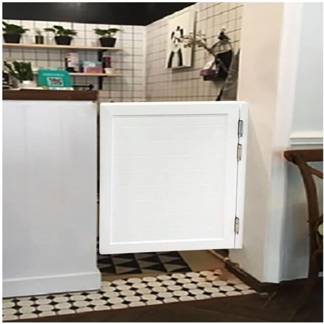 Extra Wide Swinging Cafe Door Single, Home Decor Wooden Black Saloon ...