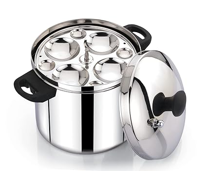 Rare Classic Stainless Steel Idli Cooker with Whistle Indicator | Idly ...