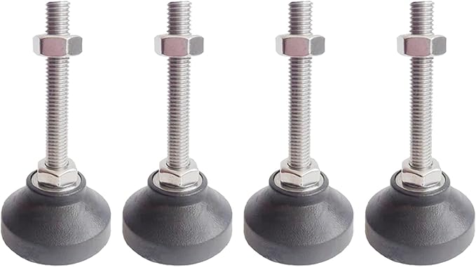Amazon.com: BORDSTRACT Furniture Leveling Feet, 4 pcs M5 Heavy Duty ...