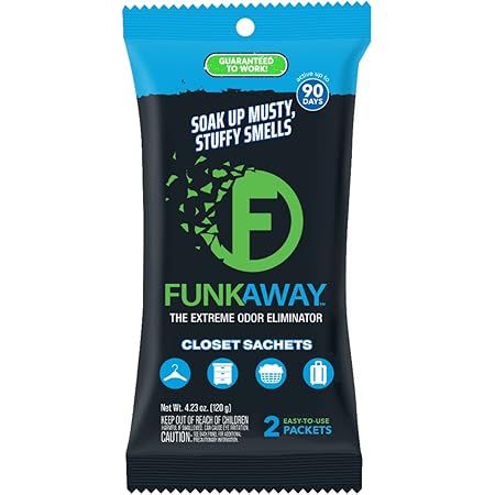 Amazon.com: FunkAway Extreme Odor Eliminating Closet Sachet, Odor ...