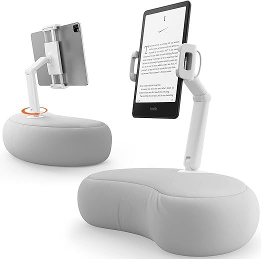 SAIJI Tablet Pillow Stand, Kindle Stand Compatible with 4.7”-15.6 ...